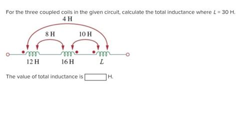 Solved For the three coupled coils in the given circuit, | Chegg.com