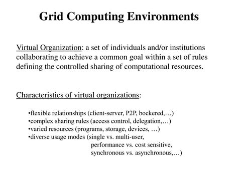 Ppt Grid Computing Environments Powerpoint Presentation Free Download Id2941353