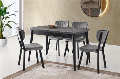 Kelebek Açılır MDF Mutfak Masası 75 130cm