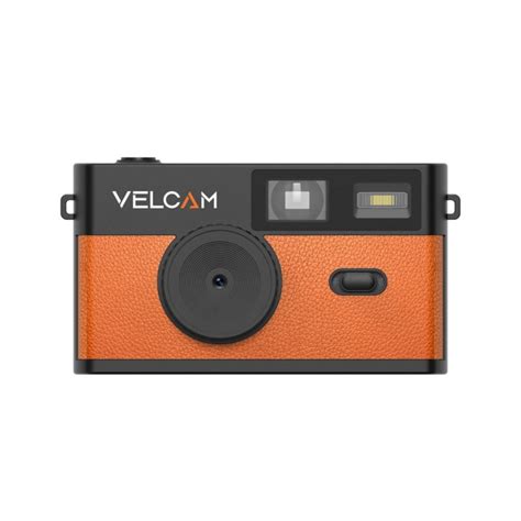 Velcam Retro Screenless Digital Camera Tangerine Orange