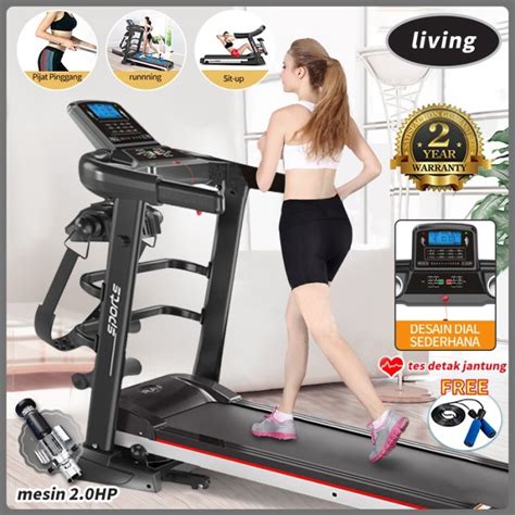 Jual Tramp Treadmill Rumah Tangga Listrik Kecil Lipat Multifungsi Shopee Indonesia