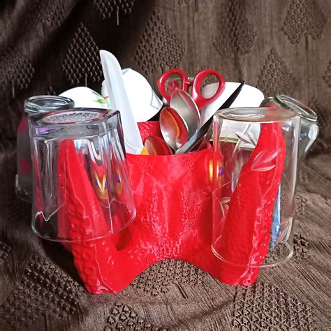3D Printer Octy Kitchen Utensils Holder 2 Versions Made With K1cCults