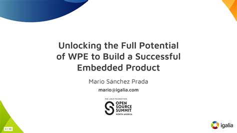 Unlocking The Full Potential Of Wpe To Build A Successful Embedded