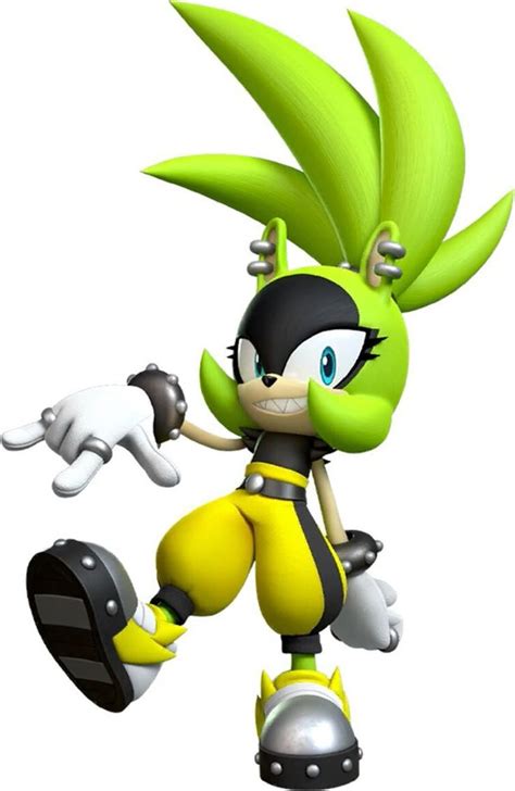 Surge The Tenrec Official Render Arte Com Personagens Sônica