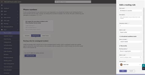 unassigned numbers in microsoft teams