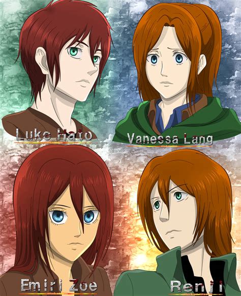 Snk Aot Oc Fanart T Redhead By Lukimaro On Deviantart