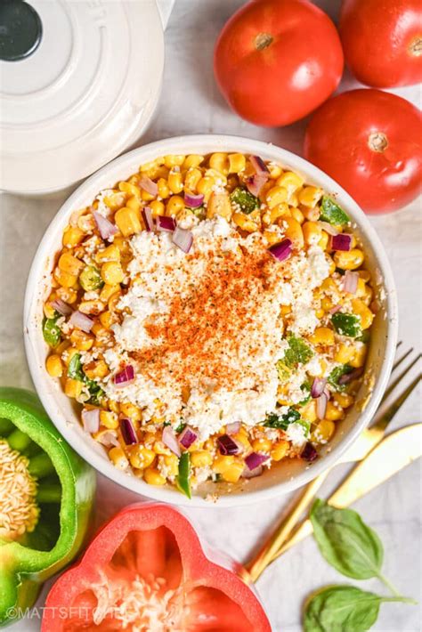 Healthy Mexican Street Corn Salad Esquites