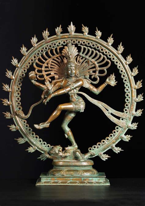 Bronze Dancing Shiva Nataraja Sculpture 21 73b100 Lotus Sculpture