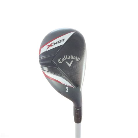 Callaway X Hot 3 Hybrid 19 Degrees Graphite Shaft A Senior Flex 40870a