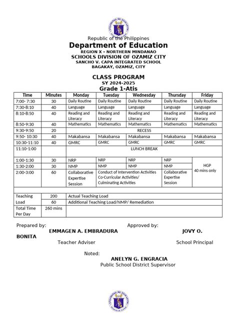 Class Program 2024 2025 Pdf Human Communication Cognition Class Program 2024 2025 Pdf Human Communication Cognition