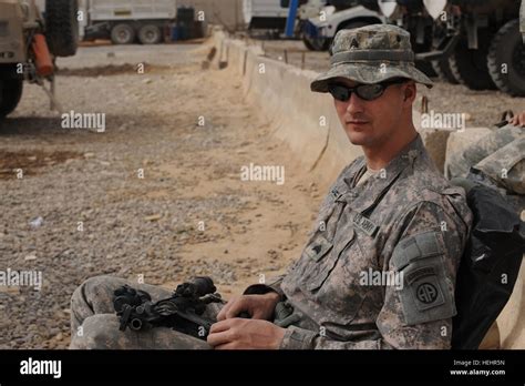 U S Army Sgt Kenneth Delfs Of F Company Nd Battalion Th Parachute Infantry Regiment Rd