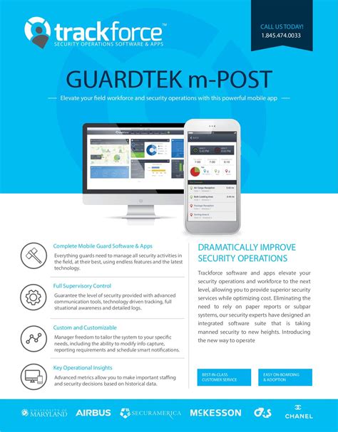 Guardtek M Post Security Ops App By Trackforce Trackforce Page