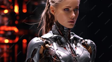 Premium Ai Image The Perfect Robot Human Body Is The Feminine