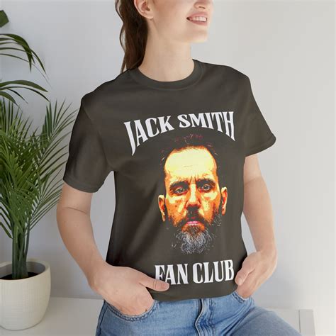 Jack Smith Fan Club Jersey Unisex Short Sleeve Tee Political Humor