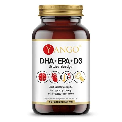 Dha And Epa And D3 60 Capsules Yango Biolaboratorium
