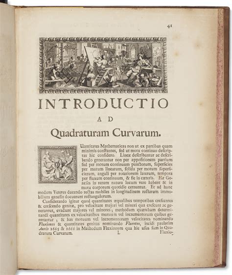 Binomial Theorem Isaac Newton 1711 Christies