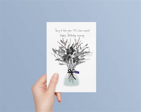 Funny Milestone Birthday Card Expired Birthday Card Over The Hill