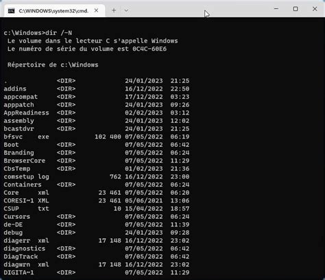 Comment Utiliser La Commande Dir De Windows Cmd