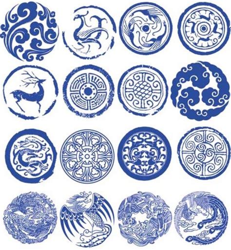 设计 青花瓷 来自殊途同归9999999999的图片分享 堆糖 Chinese patterns Chinese pattern