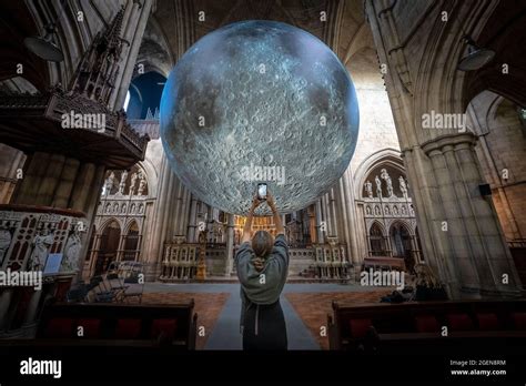 Museum Of The Moon Installation By Artist Luke Jerram At St John The