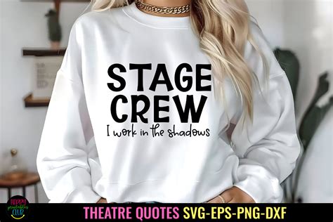 Stage Crew Svg I Theatre Shirts Svg Graphic By Happy Printables Club
