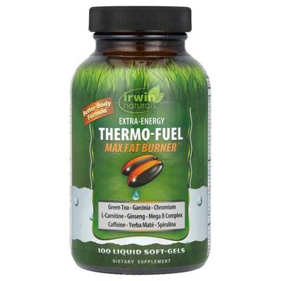 Irwin Naturals Extra-Energy Thermo-Fuel Max Fat Burner - 100 Liquid ...