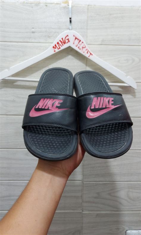 Nike Benassi Womens Fashion Footwear Flats And Sandals On Carousell