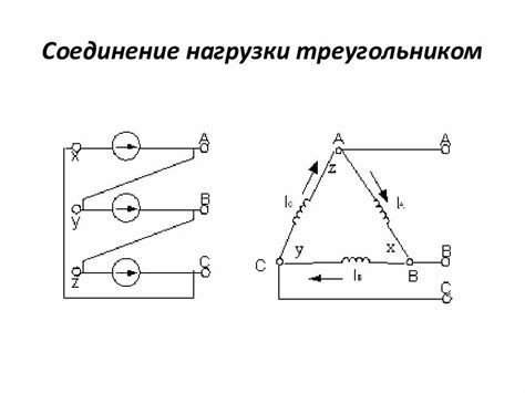 Схема включения треугольник