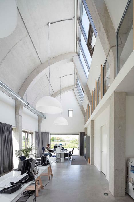 Office With Sawtooth Roof Pays Tribute To A Mill By Gerrit Rietveld
