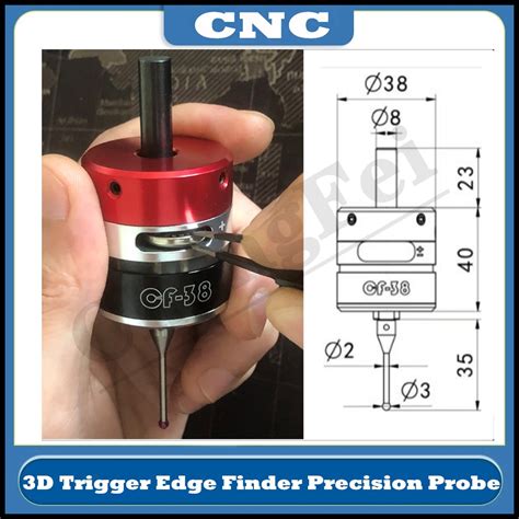 3d触发式寻边器加工中心cnc数控铣床三坐标精密探头分中棒对刀仪 淘宝网
