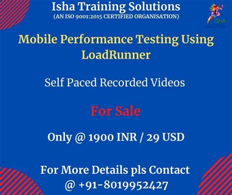 Self Paced Recorded Videos For Mobile Performance Testing