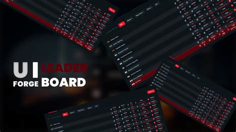Uiforge Leaderboard Fivem Advanced Leaderboard Script Youtube