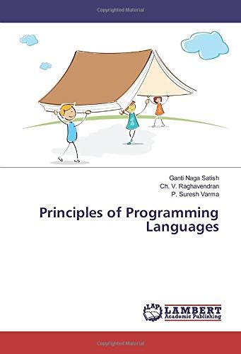 Principles Of Programming Languages Naga Satish Ganti Raghavendran Ch V Varma P Suresh