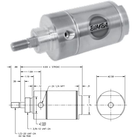 NRM-506-D - Pneumatic cylinders (IMI Bimba) - EFP Industrial Automation