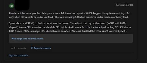 One Year Of System Freezes Resolved Thanks To An Ms Forum Comment Asus Bios Bug Rpcmasterrace