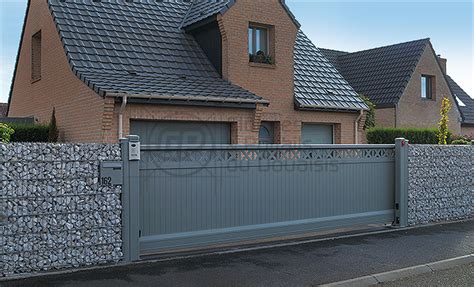 Portail Coulissant Autoportant Pulsion Classique Simple Vantail