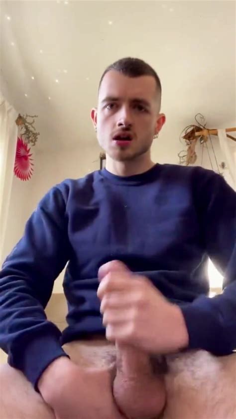 Sexy Guy Wank And Cum Big Cock