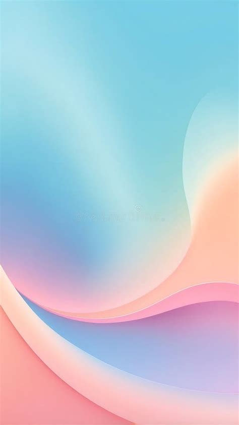 Generative Ai Soft Abstract Pastel Waves Background Stock Illustration Illustration Of Vibrant