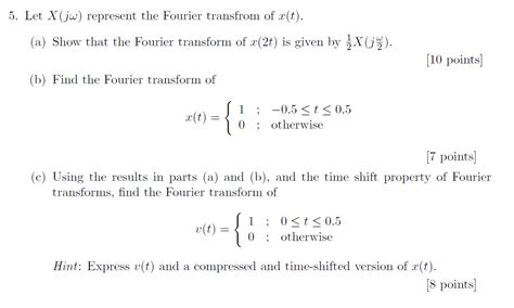 Solved Solve Please The Hint Should Be Express V T As A Chegg Com