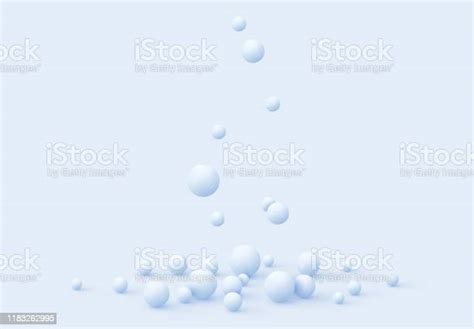 구가 있는 파란색 배경입니다 현실적인 공 최소한의 추상적 인 배경 3차원 형태에 대한 스톡 벡터 아트 및 기타 이미지 3차원 형태 개념 구 Istock