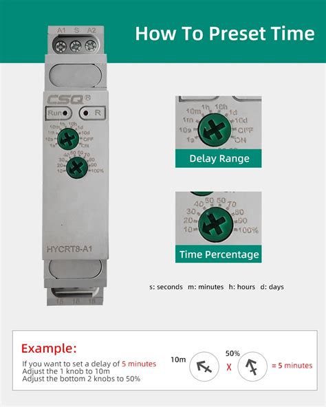 Csq 24vdc Timing Relay Module Timer Delay Off Acdc24 240v Time Relay