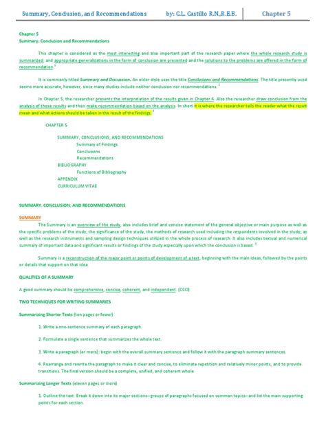 School Essay How To Write Chapter 5 Of A Dissertation