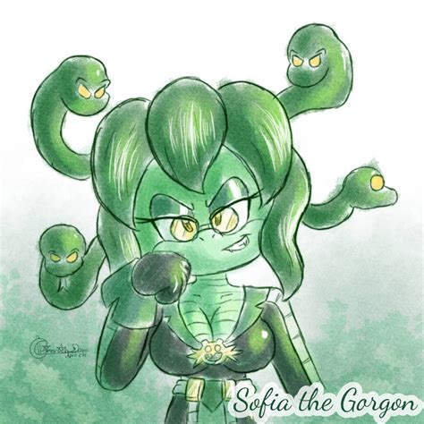 Morning Sketch Sofia The Gorgon By Ameerashourdraws On Deviantart