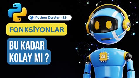 Fonksiyonlar 🐍 Python Dersleri 12 Youtube