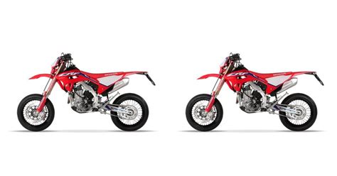 Motorrad Vergleich Red Moto CRF 450RX Supermoto 2021 Vs Red Moto CRF
