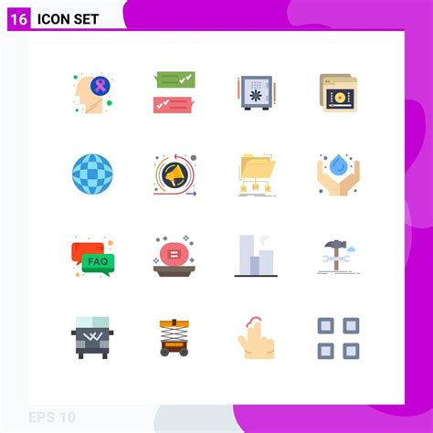Set Of 16 Commercial Flat Colors Pack For Education E Support Tutorials