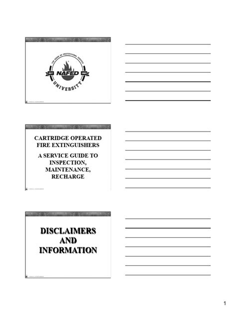 Handout Servicing Cartridge Operated Fire Extinguishers Pdf