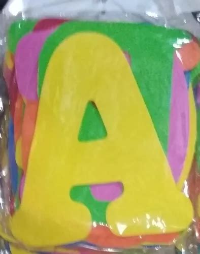 Abecedario De Foamy Tama O Carta Cm Juego Abc Fomi Mebuscar M Xico