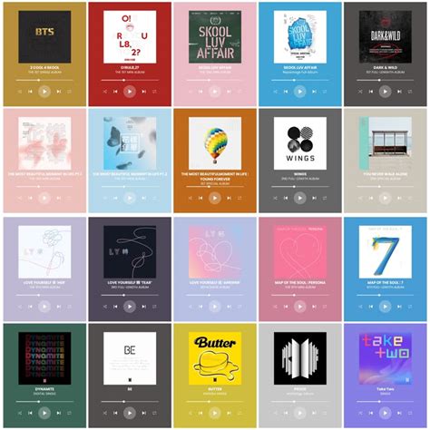 Bts Album Cover Prints 20 Digital Download Printable Kpop Poster Kpop