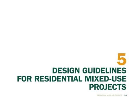 Chapter 5 Mixed Use Design Guidelines Pdf Developmental Sites